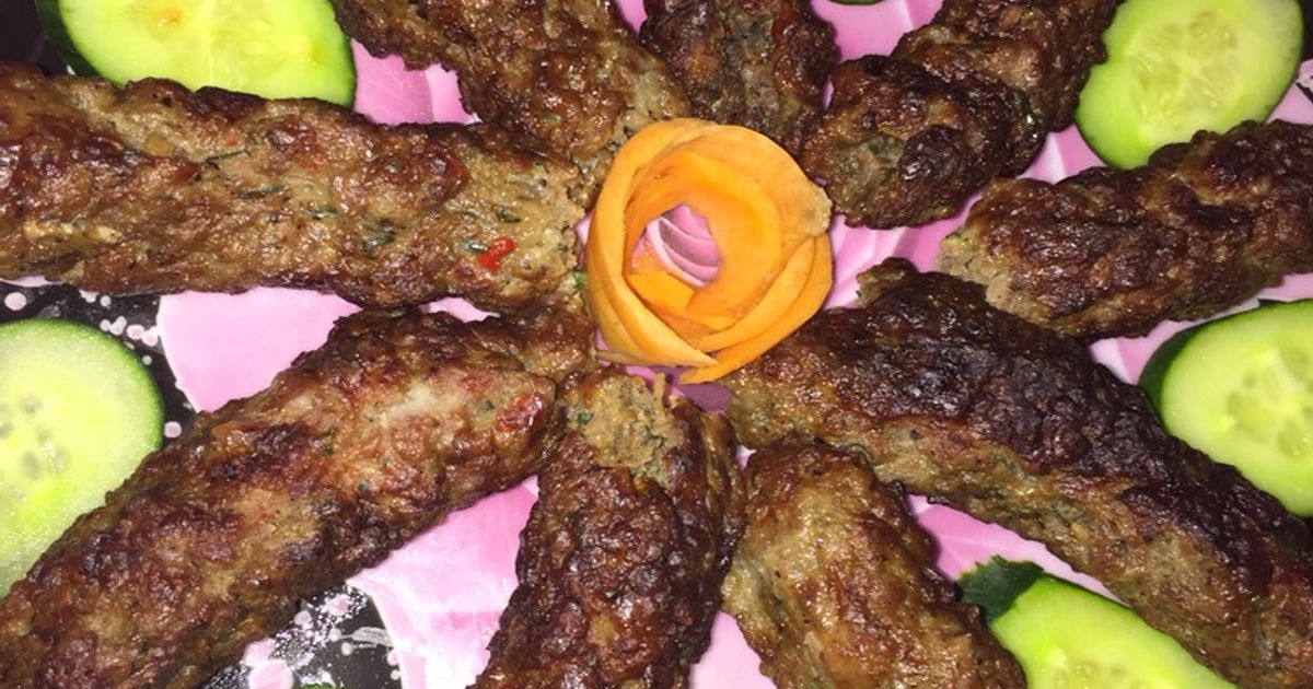 Grilled Kofta On Charcoal Recipe By Mamt Yassin