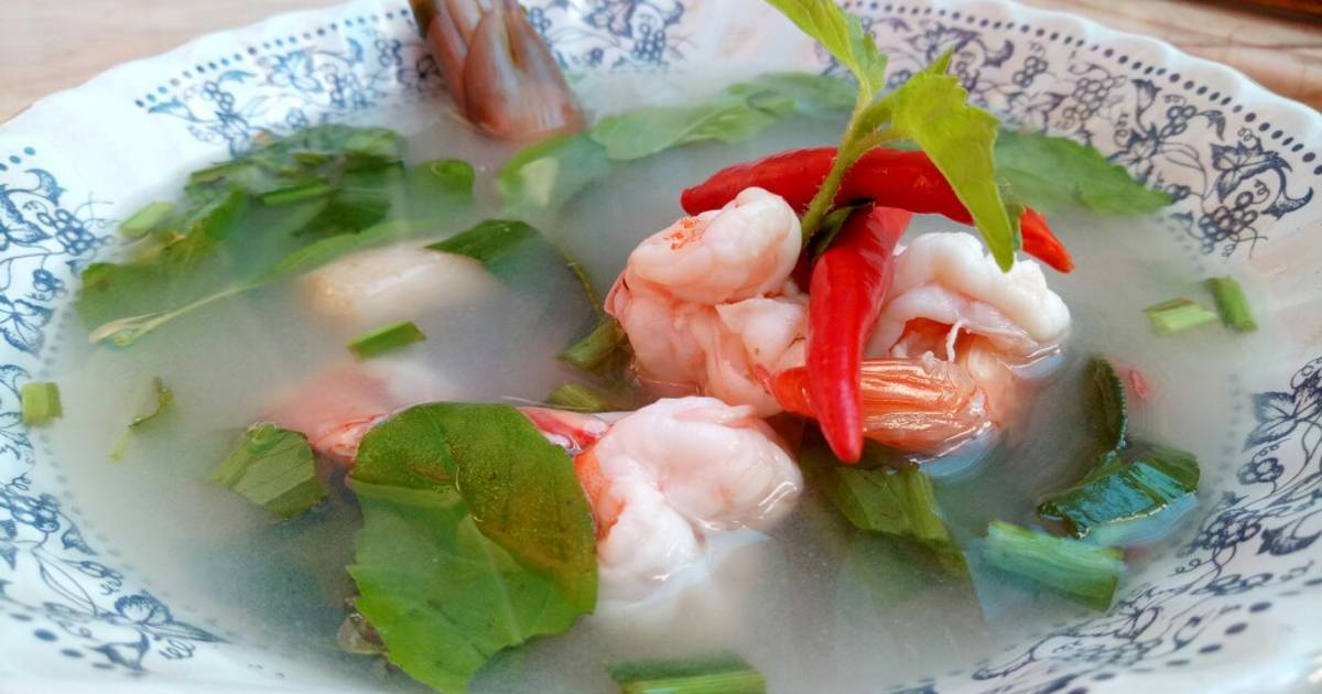 สูตร ต้มยำกุ้งน้ำใส #อาหารคลีน #ทำง่าย #ไม่ใส่ผงชูรส โดย Dee Tae - Cookpad