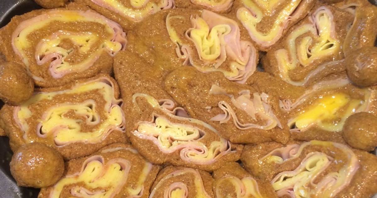 Rollos de pan integral con jamón y queso Receta de Cocinamos como antes ...