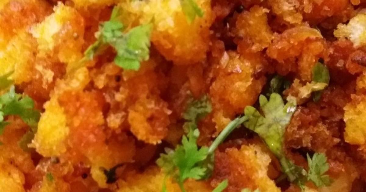 Bread poha Recipe by Vanika Agrawal - Cookpad