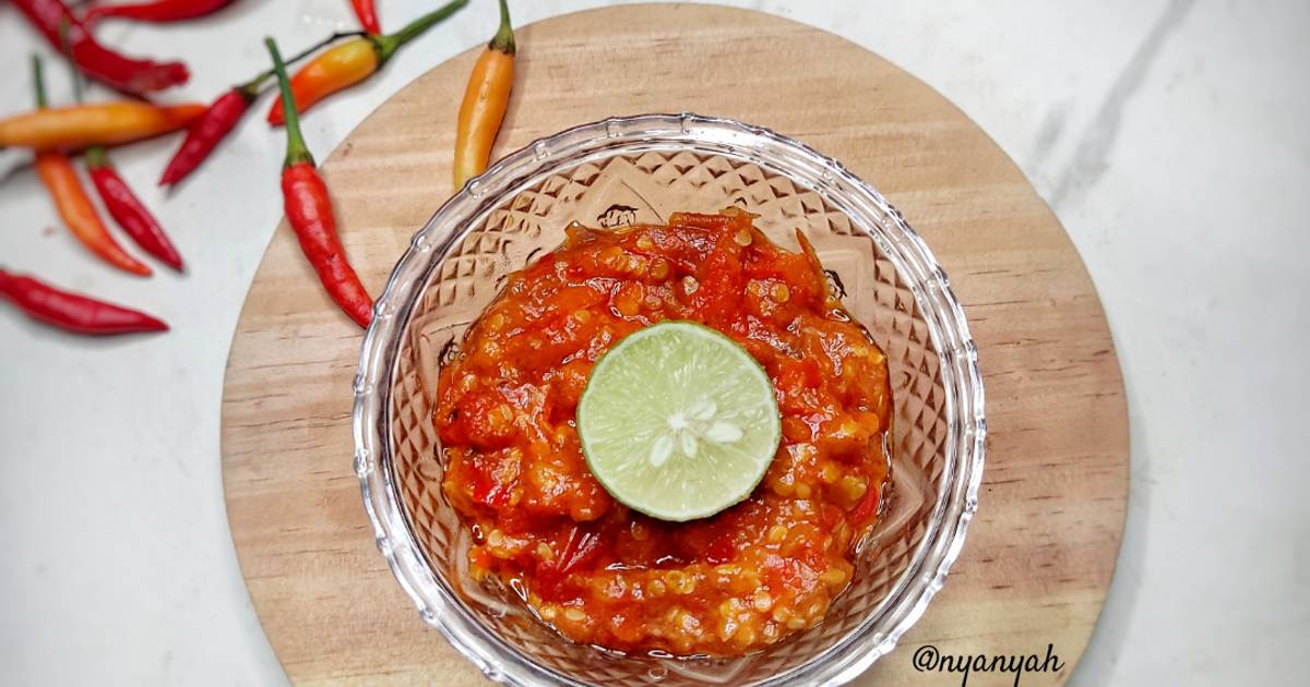 144 resep sambal merah padang enak dan mudah - Cookpad