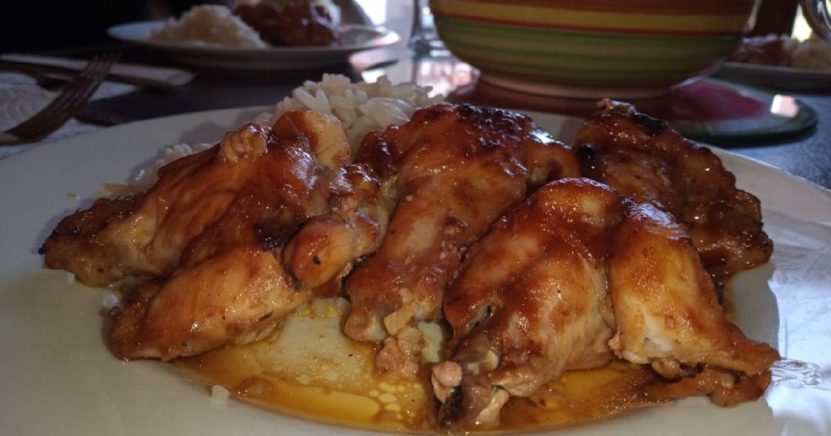 Pollo asado con barbecue - 6 recetas caseras- Cookpad