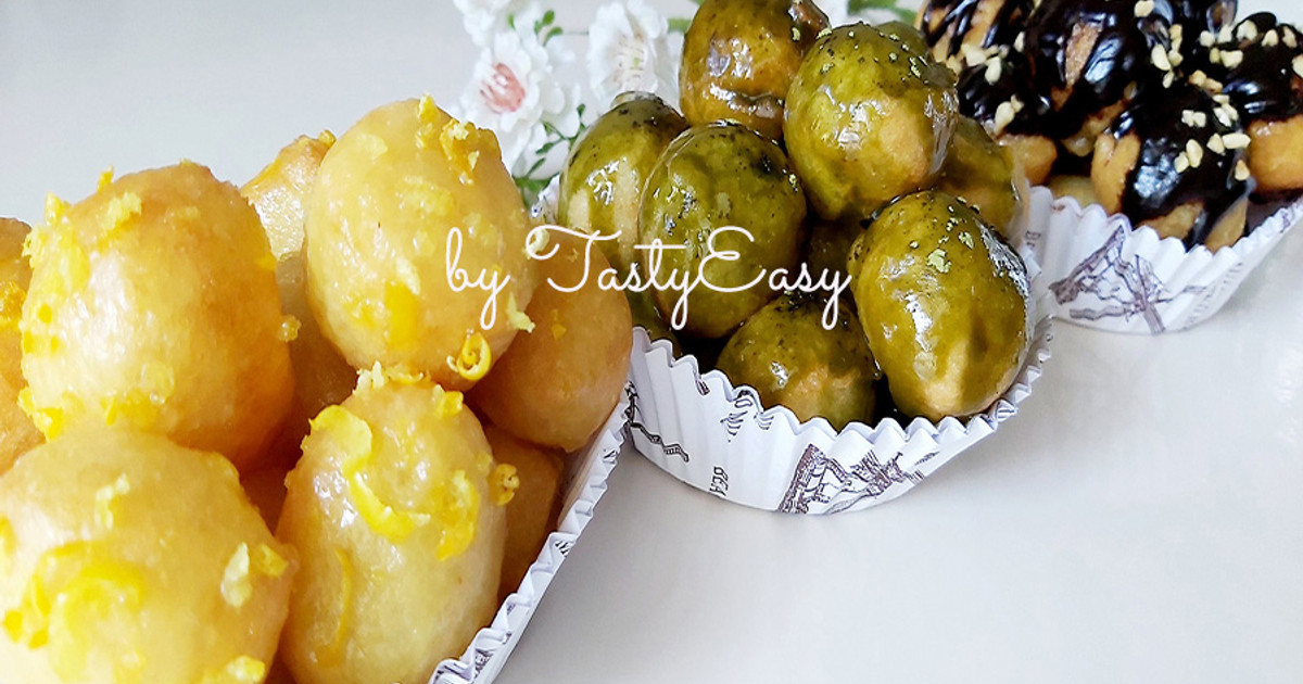 Resep Cara Bikin Donat 3 Bahan | Loukoumades [Greek Donuts] oleh 😃 ...