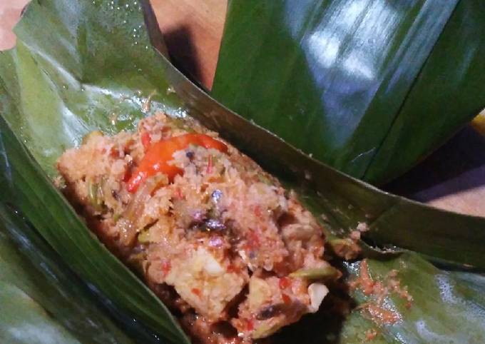 Resep Pepes teri tempe lamtoro oleh dapur_bumida - Cookpad