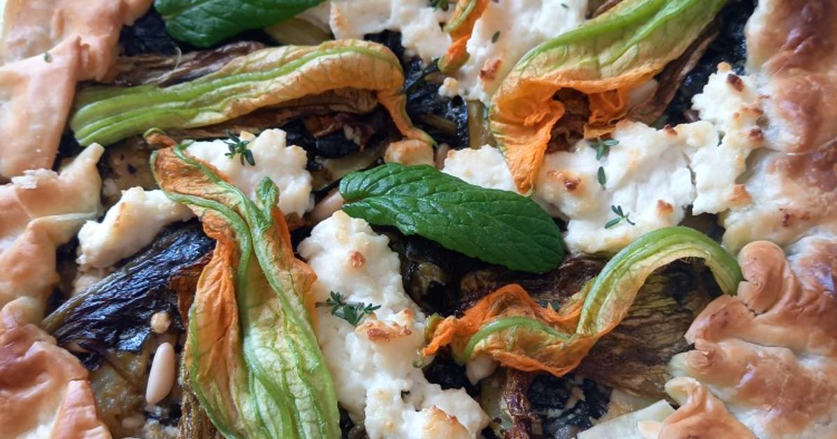 Ricetta Torta salata con verdure di primavera di stefania divittorio ...