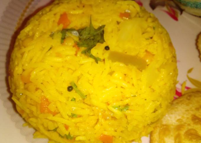 Vegetable dal biryani Recipe by Pradhika Prat Panchal - Cookpad