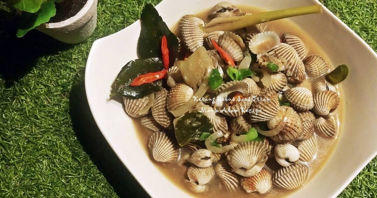 Resep Kerang Rebus Saos Tiram oleh Adam's Mommy - Cookpad