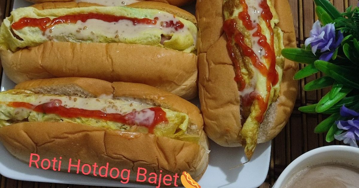 Resipi Roti Hotdog Bajet🌭 oleh Aza Aaj - Cookpad