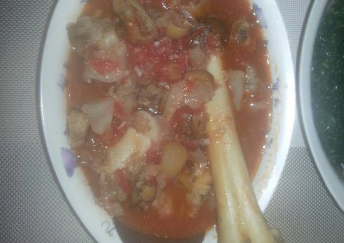 Cow foot stew Recipe by Mamake Quincy - Cookpad