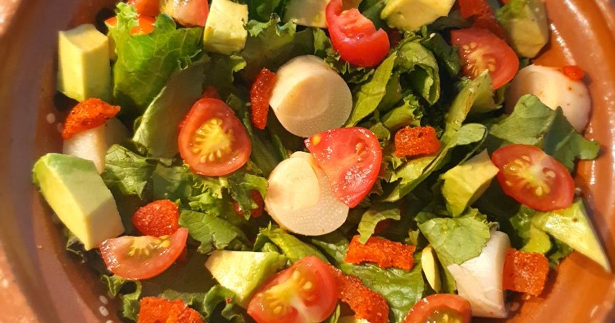 Ensalada de lechuga con palmitos - 122 recetas caseras- Cookpad