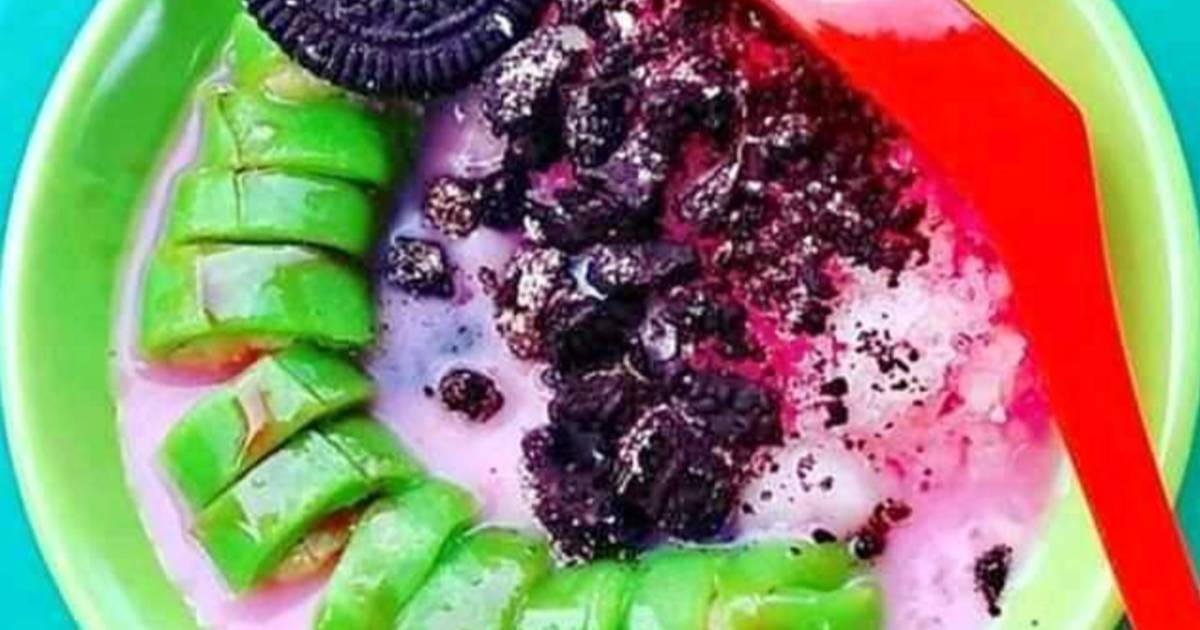 2 resep es pisang ijo oreo enak dan mudah - Cookpad