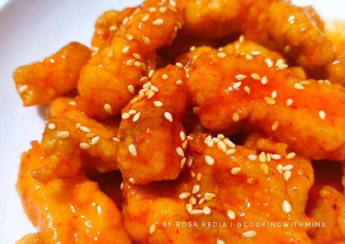 Resep Dori Saus Gochujang (Saus Teokbokki) oleh Rosa Redia - Cookpad