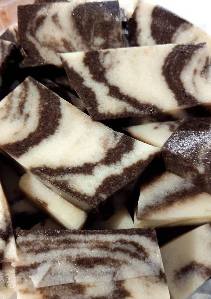 Resipi Puding roti zebra oleh @RASA _KITCHEN - Cookpad