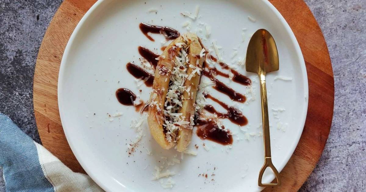 Resep Pisang Rebus Bertoping oleh Fadil's Kitchen - Cookpad