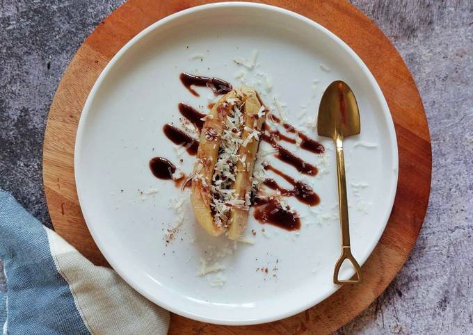 Resep Pisang Rebus Bertoping oleh Fadil's Kitchen - Cookpad