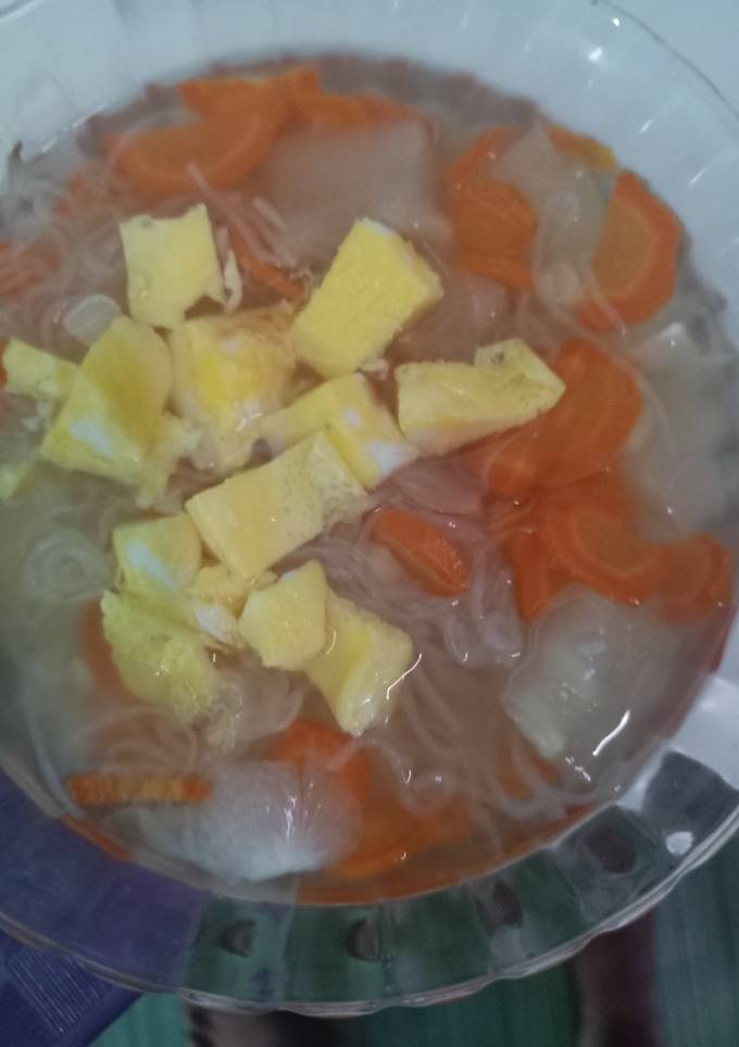 Resep Sayur bening bihun labu air oleh Alindya Diani - Cookpad