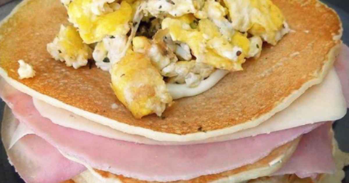 Pancakes Salados🥞 Receta de Julieta Maldonado- Cookpad