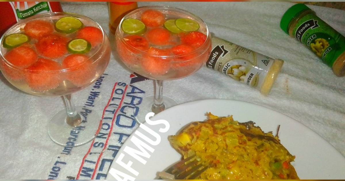 Korean Watermelon Punch Recipe By Amal Safmus Cookpad