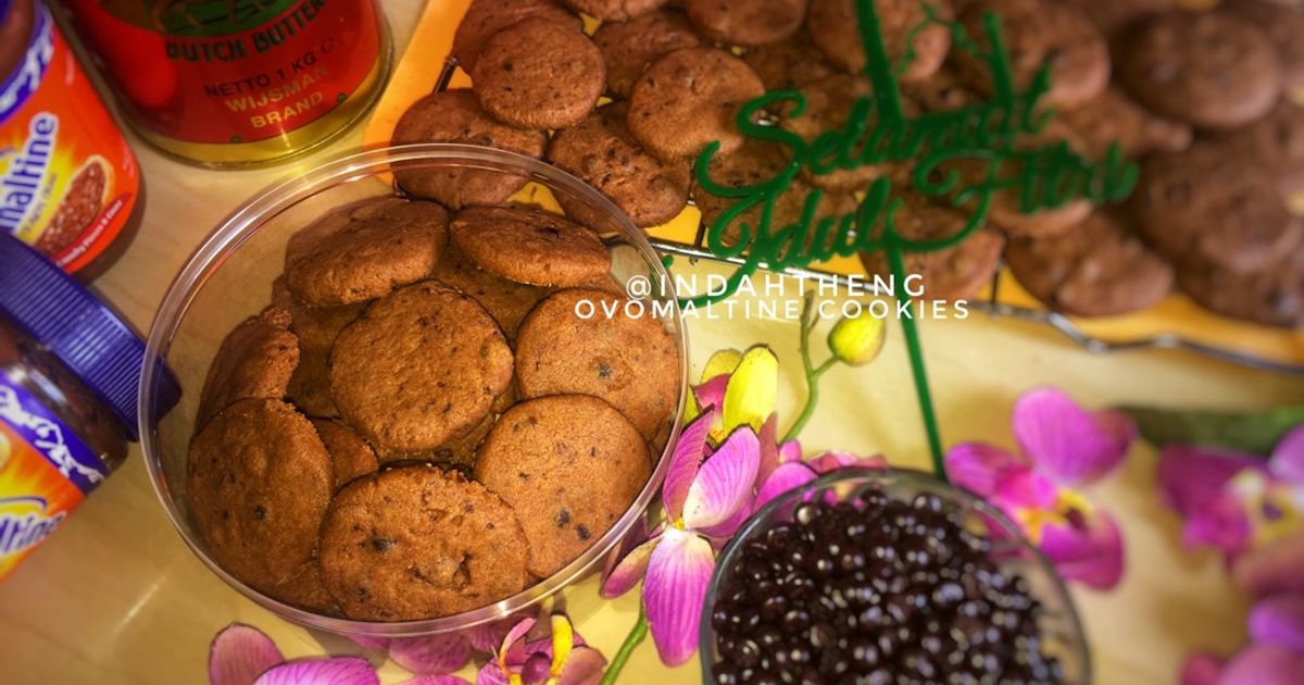 Resep Ovomaltine Cookies oleh Indah Theng - Cookpad