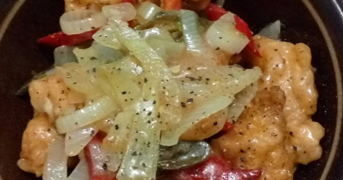 Resep Ayam Crispy Lada Hitam Pedas oleh Innoshi MF - Cookpad