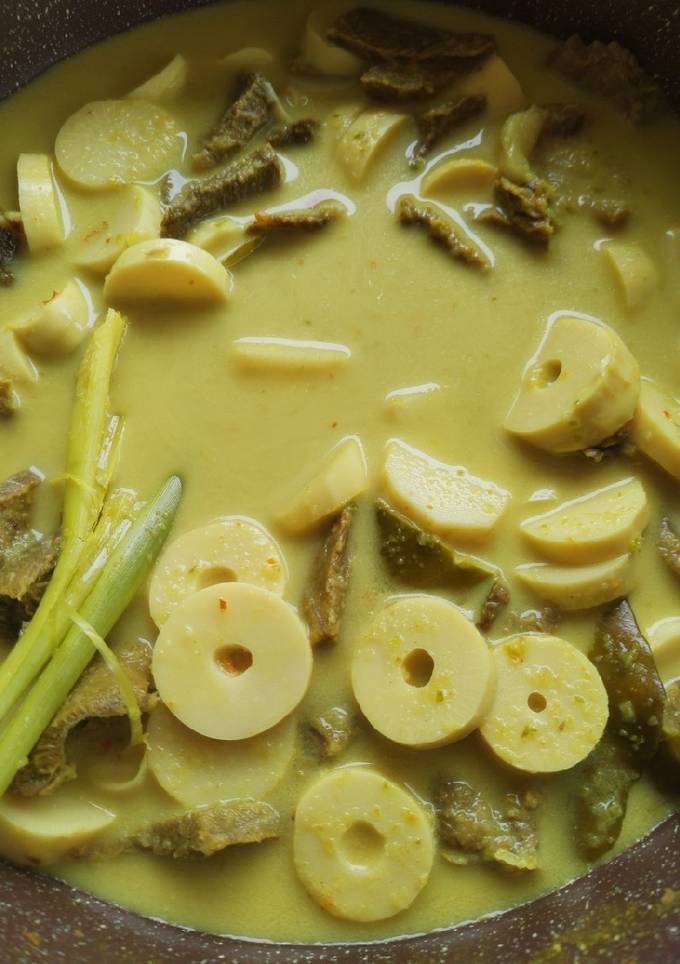 Resipi Daging masak lemak dan rebung oleh Aliya Syafiqah - Cookpad