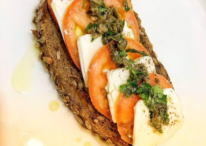 🌿tosta De Tomate Y Queso Fresco🌿 Receta De Foodme Noeliacarrion Cookpad