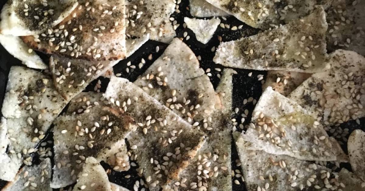 Pan árabe con ajonjolí - 8 recetas caseras- Cookpad