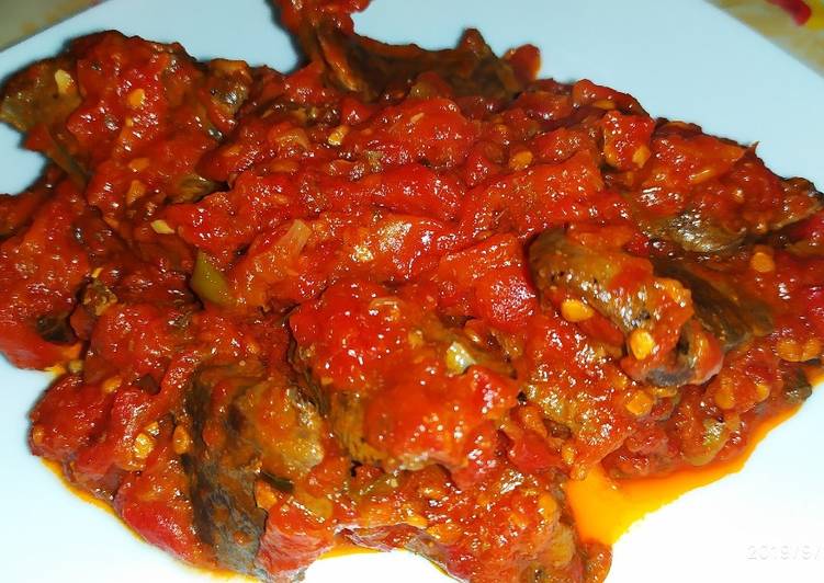 Hígado con tomate Receta de pozesosoy@gmail.com- Cookpad