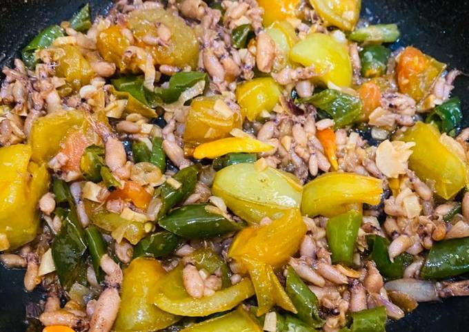 Resep Baby cumi cabe ijo oleh Reni Apriliani - Cookpad