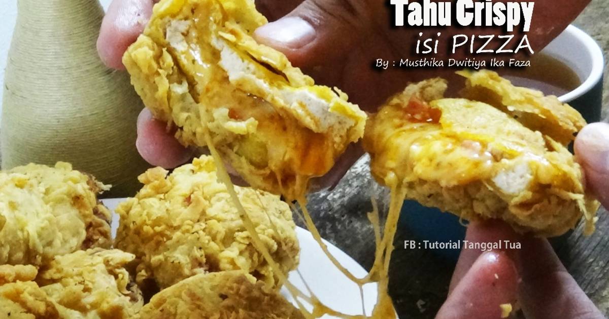 Resep Tahu Crispy isi Pizza oleh Musthika Dwitiya - Cookpad
