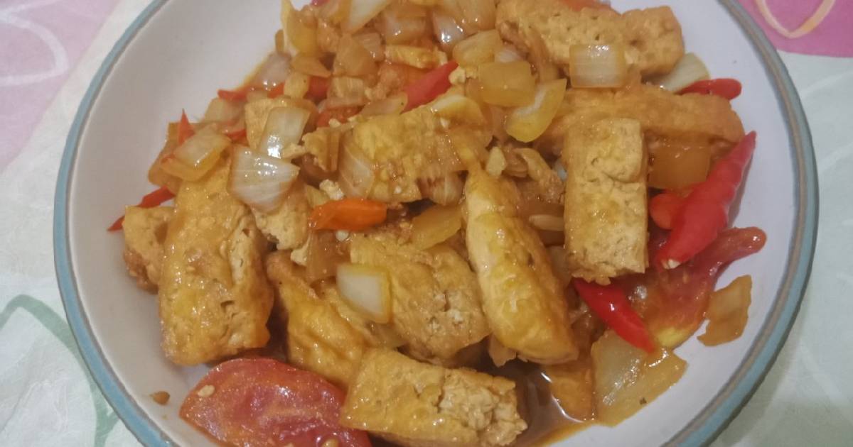 Resep Tahu Kecap Simple oleh Mery Novira - Cookpad
