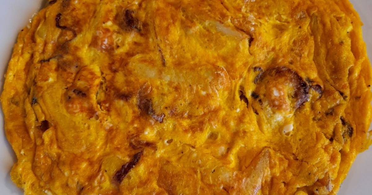 Αυγά ομελέτα με πατάτες και κρεμμύδια Συνταγή από τον/την Λεμονιά ...
