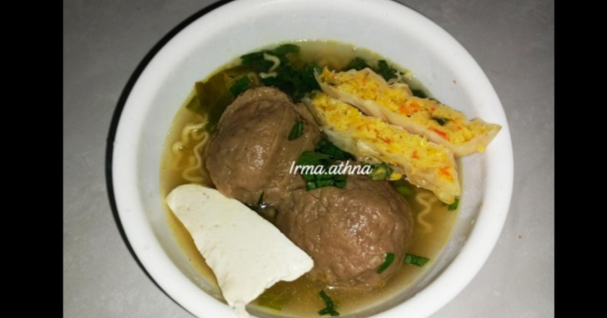 Resep Kuah Bakso Tanpa Tetelan Tulang Sapi oleh Irma Athna - Cookpad
