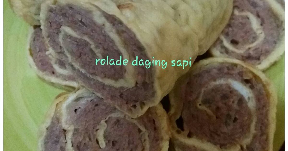 Resep rolade daging plastik rumahan enak dan mudah - Cookpad