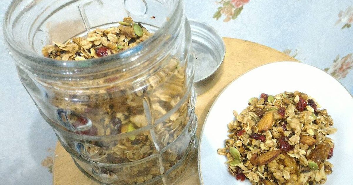 Resep granola cereal rumahan enak dan mudah - Cookpad