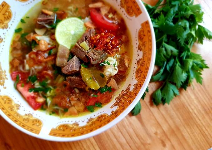 Resep Soto Daging Sapi oleh Ikasoerya - Cookpad