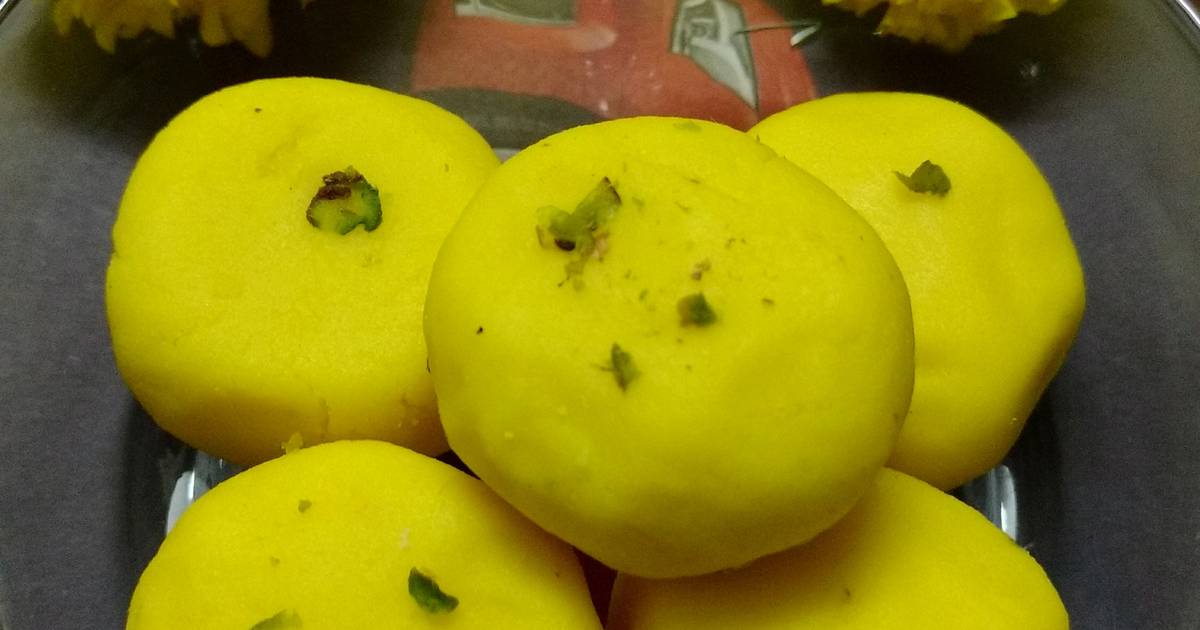 Kesar peda Recipe by Tejaswini Banerjee - Cookpad