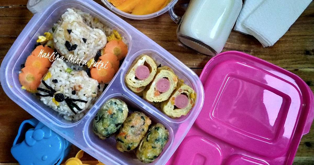 Resep Bento Komplit Sehat oleh Marlina Shinta Putri - Cookpad
