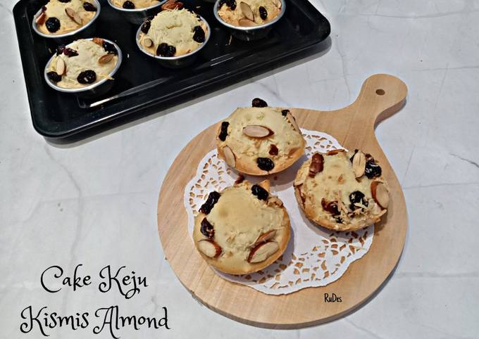 Resep Cake Keju Kismis Almond oleh Ruth Destianty - Cookpad Resep Cake Keju Kismis Almond oleh Ruth Destianty - Cookpad
