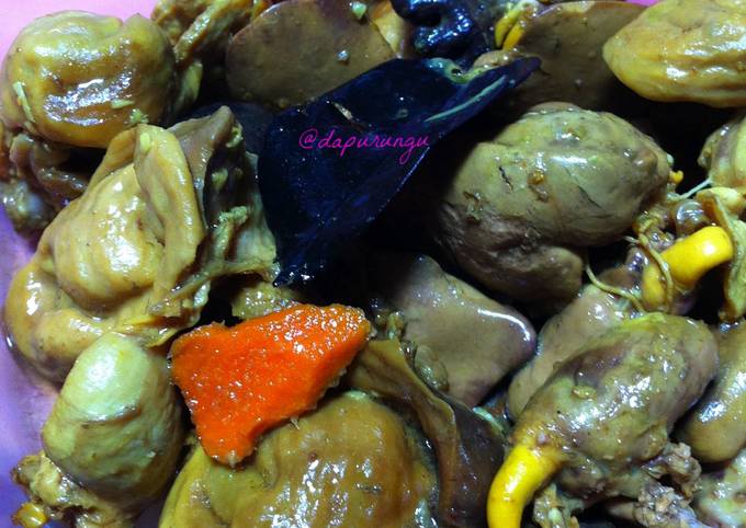 Resep Hati-Ampela Bumbu kuning oleh dapurungu - Cookpad