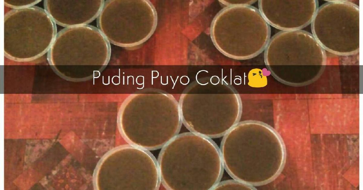 Resep Puding Puyo/Puding Sedot Coklat oleh Clarissa - Cookpad