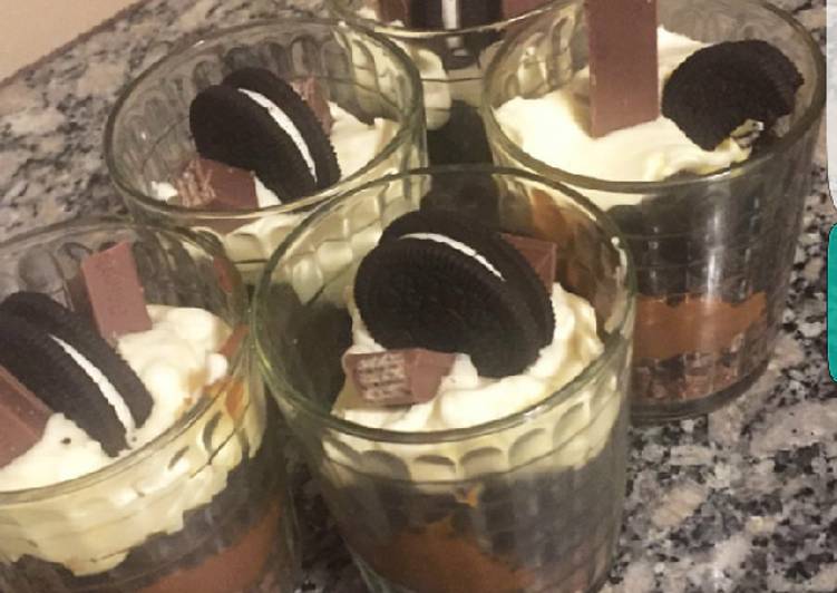 Postres oreo con dulce de leche Receta de Abril Dubarry- Cookpad