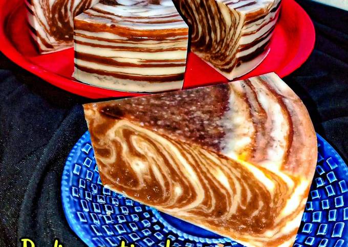 Resep Zebra bread pudding oleh Lanita Agus Piawan - Cookpad