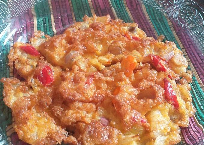 Resep Talua Barendo (telur berenda) oleh Tudung Saji Agan - Cookpad