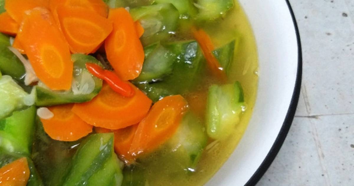 Resep 162. Sup Oyong oleh atnihsayaneid - Cookpad
