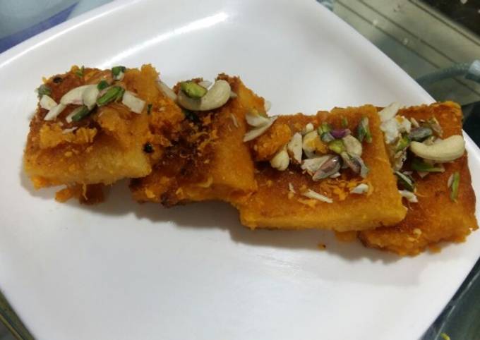 Shahi piece Recipe by Uzma Syed - Cookpad