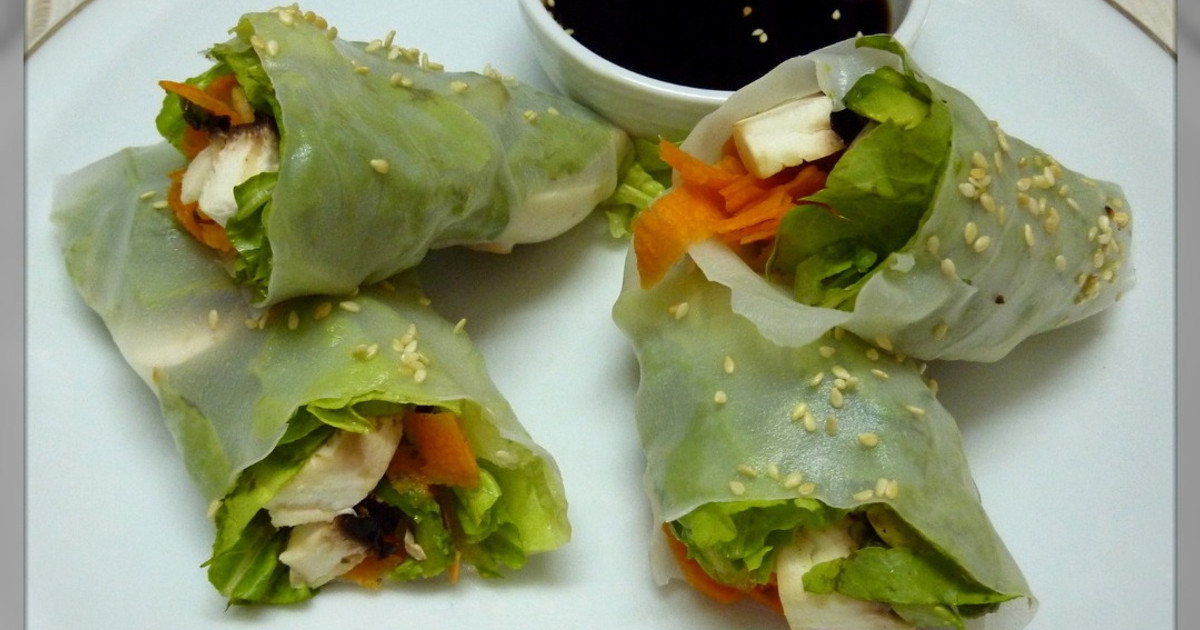 Rollos primavera de vegetales - 14 recetas caseras- Cookpad