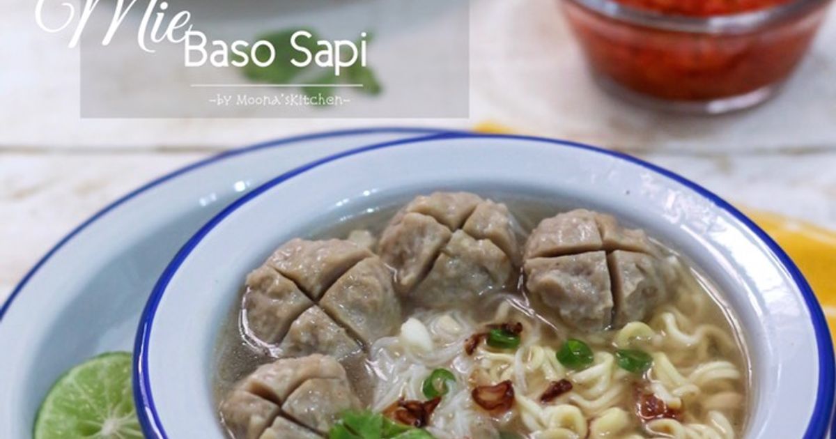 Resep Baso Urat oleh Moona's Kitchen - Cookpad