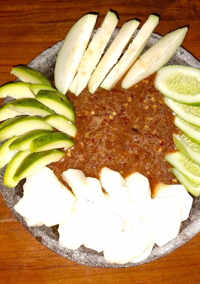 Resep 21. Rujak Lutis Bumbu Mantap oleh Mai TV - Cookpad