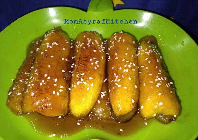 Resep Pisang karamel oleh Mom Asyraf Kitchen - Cookpad